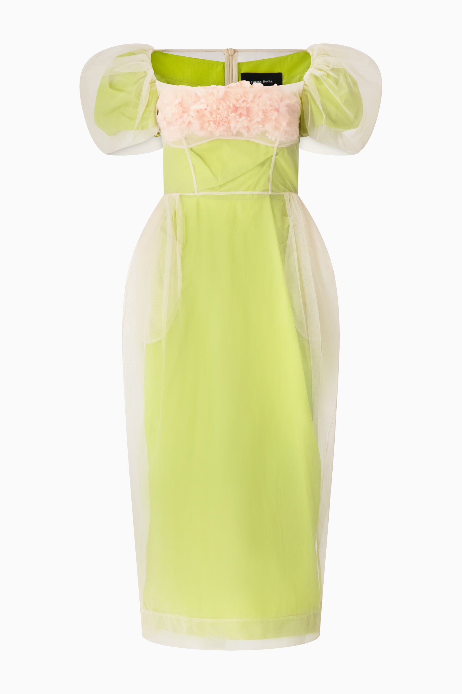 SIMONE ROCHA Layered Balconette Bust Detail Dress – Absolutely Fabrics